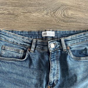Zara | Shorts | Zara High Rise Stretch Denim Frayed Cut Off Shorts ...